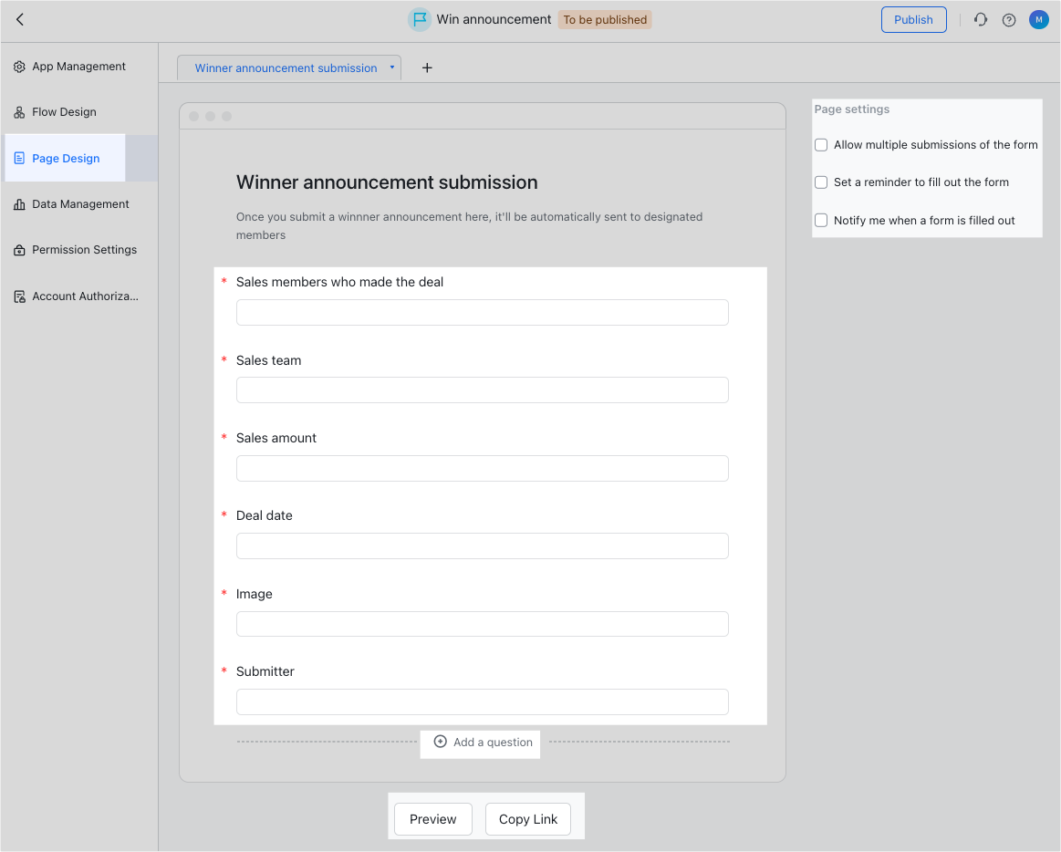 Use the Sales Win Announcement bot