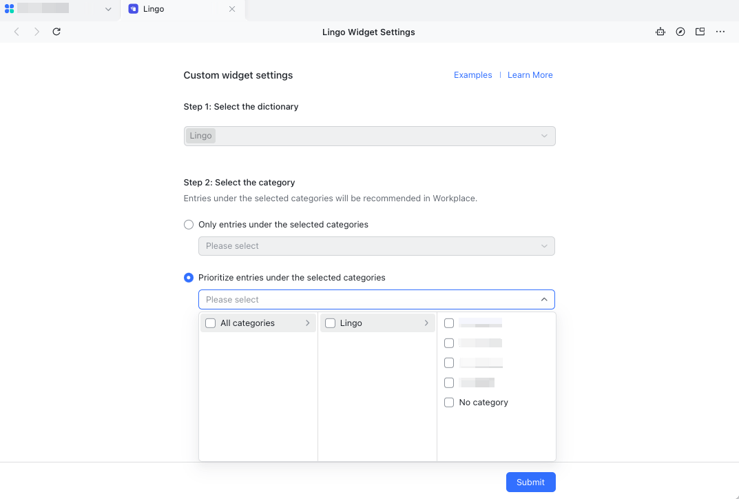 Add a Lingo Block to Workplace