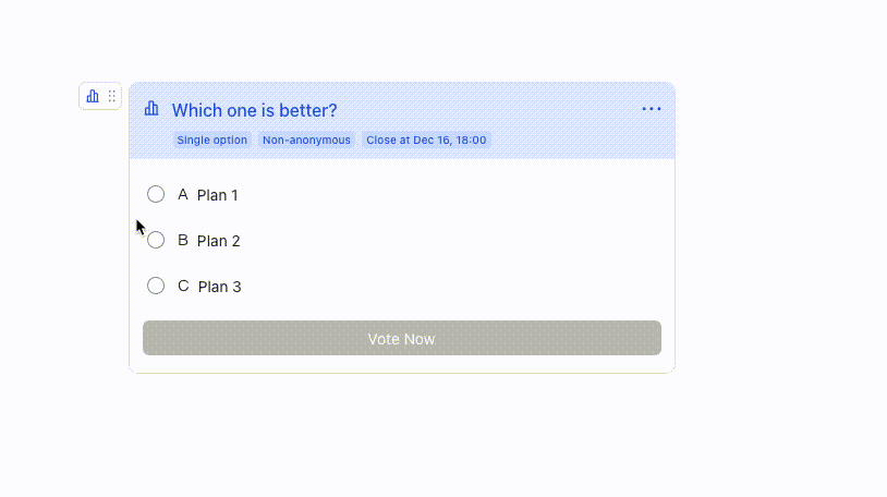 Insert polls in Docs