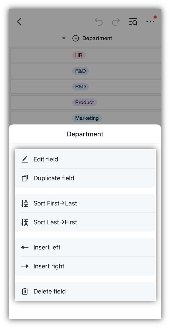 Apply color tags when using single option and multiple options fields ...