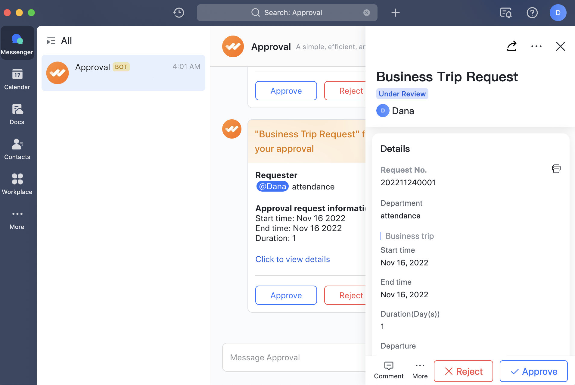 Feishu Approval user guide