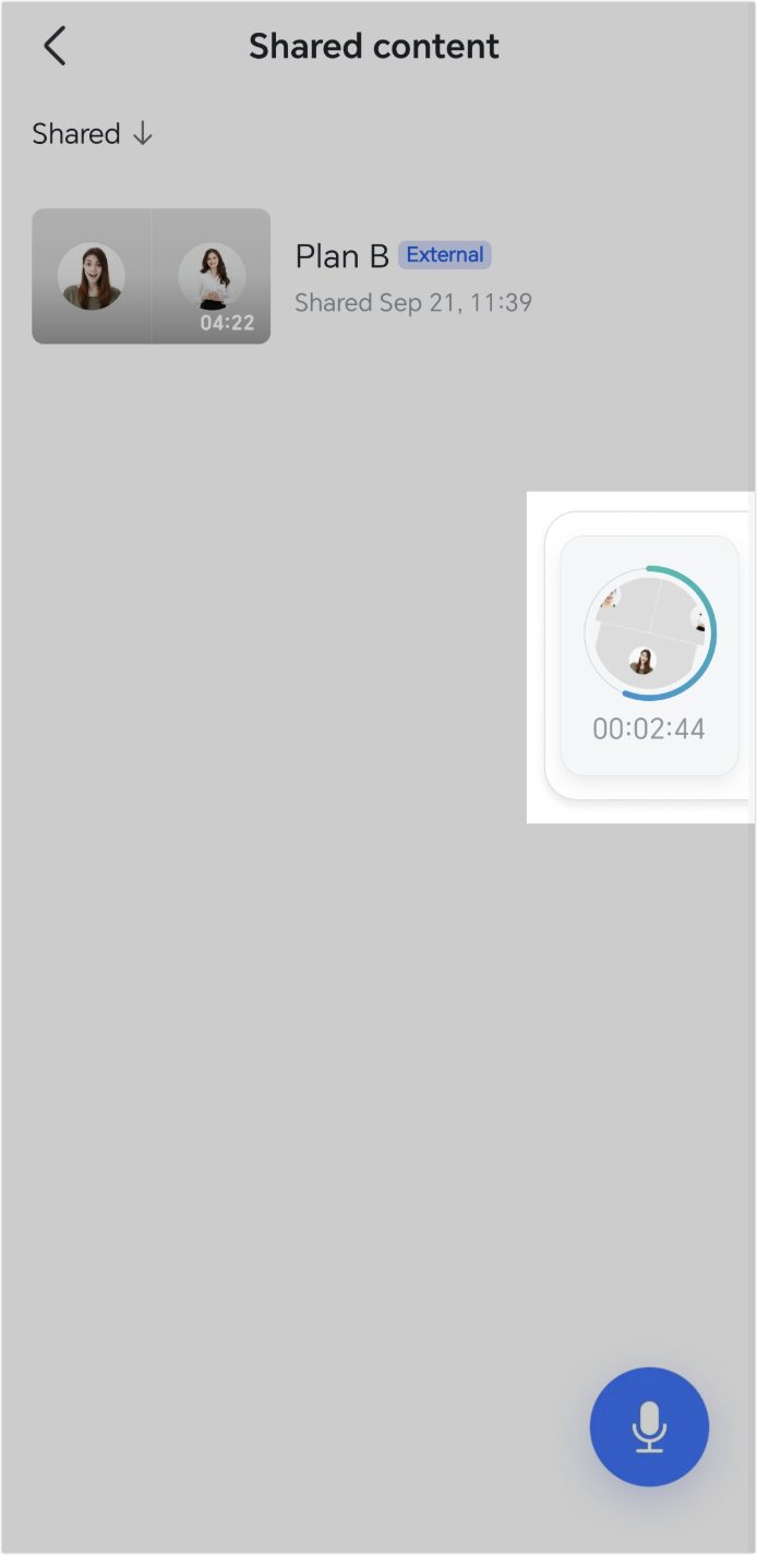 Listen to minutes in podcast mode