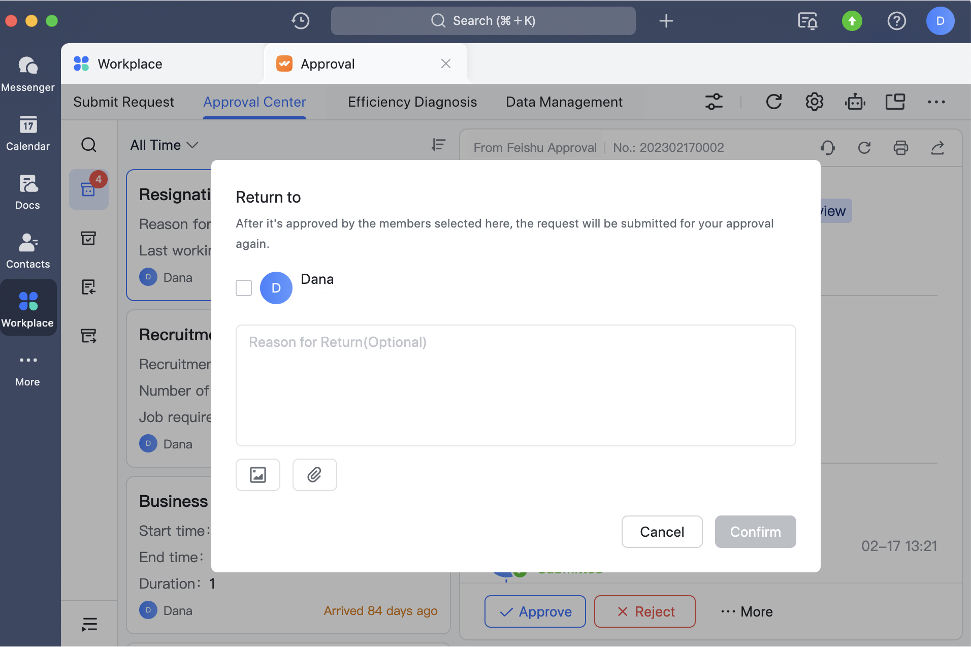 Feishu Approval user guide