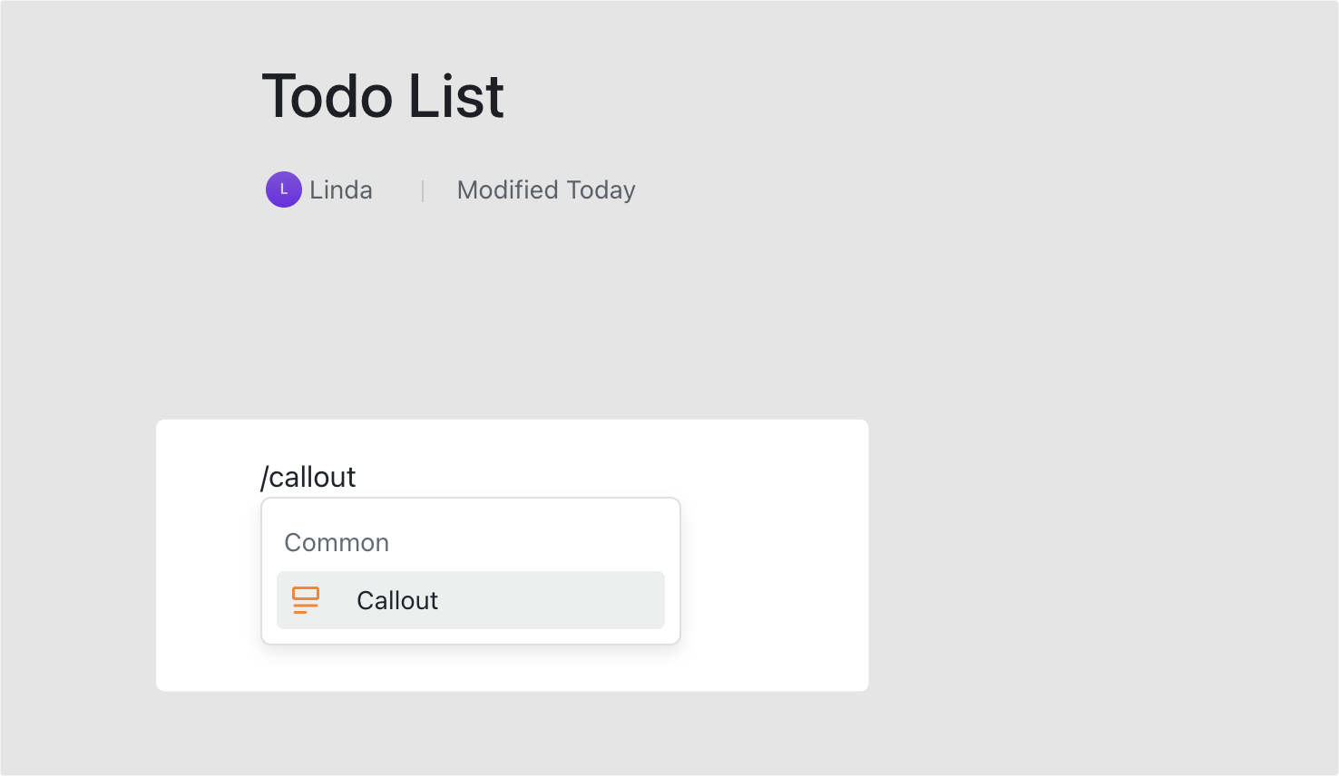 Insert callouts in Docs
