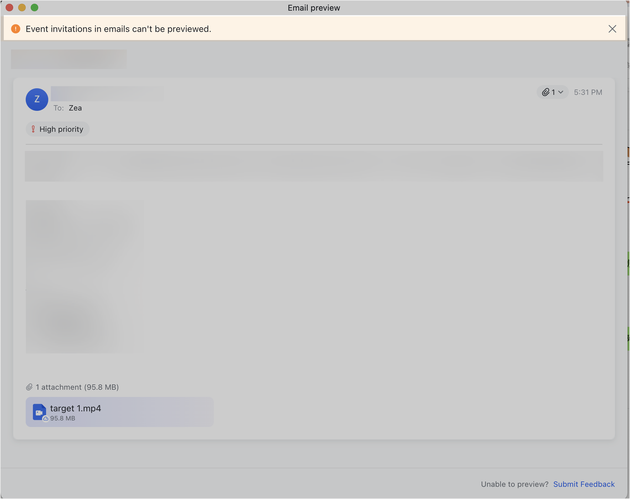 Preview an email before you send it