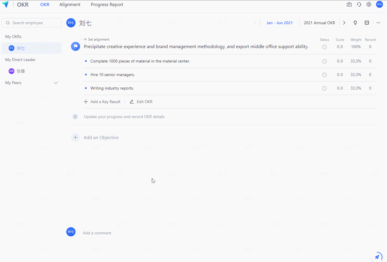Feishu OKR User Guide