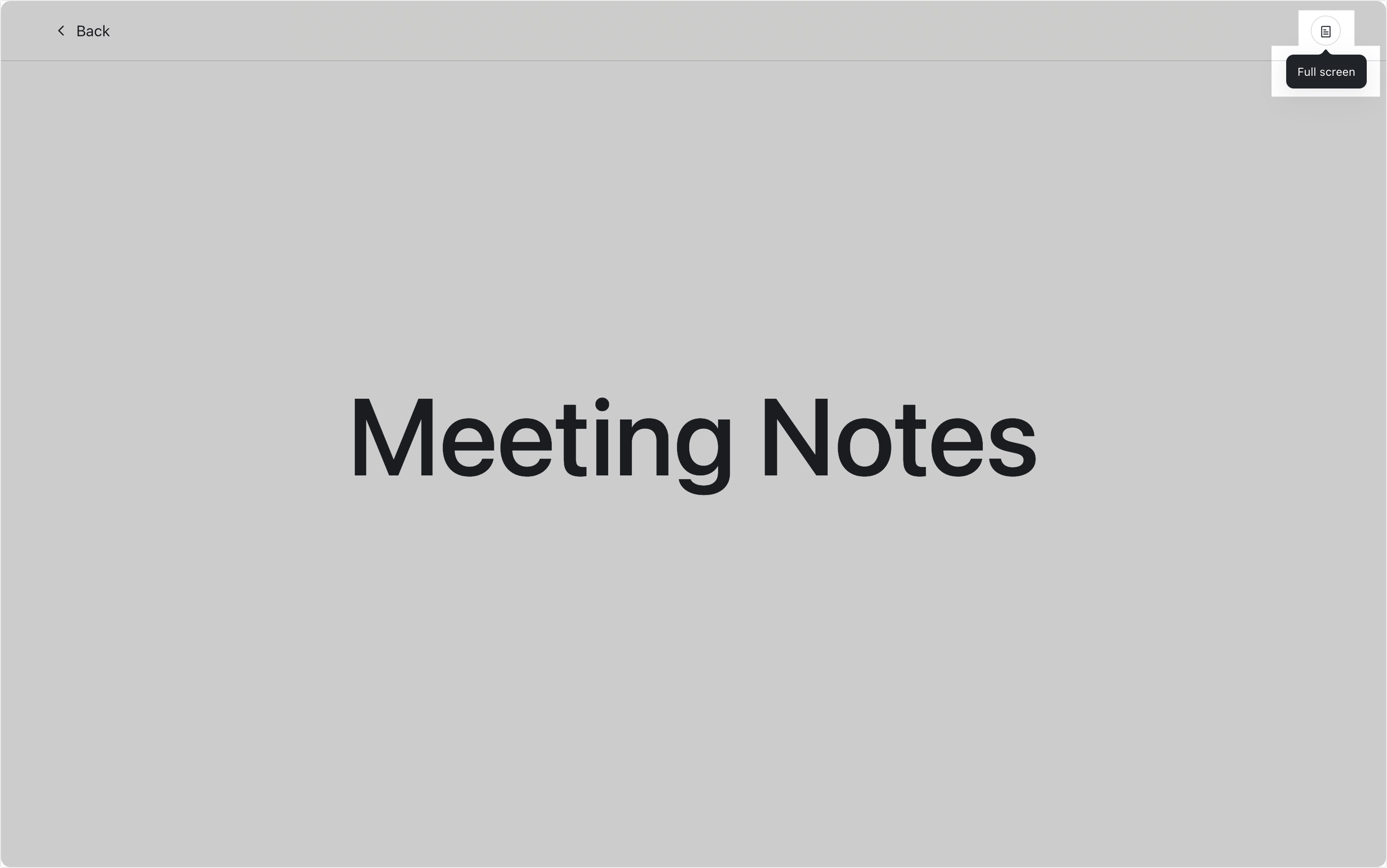 Use Presentation Mode in Docs