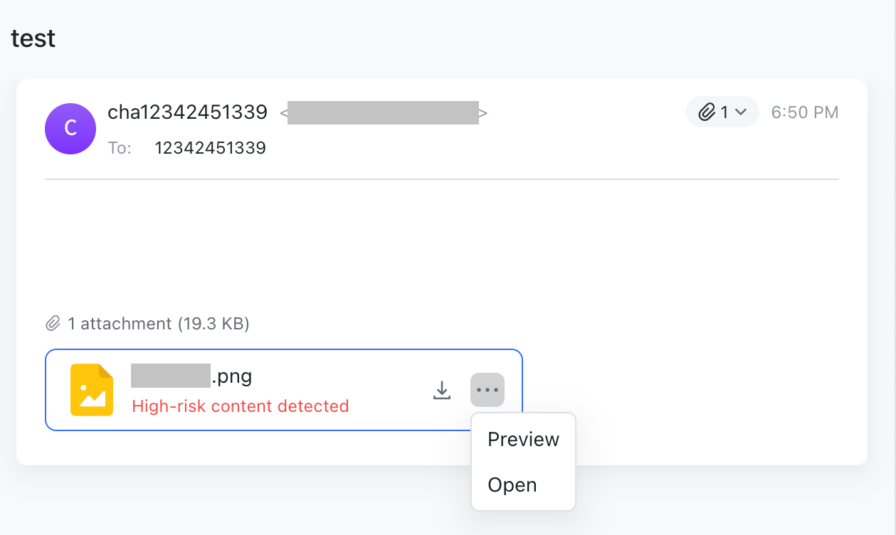 Admin | Set up file security detection