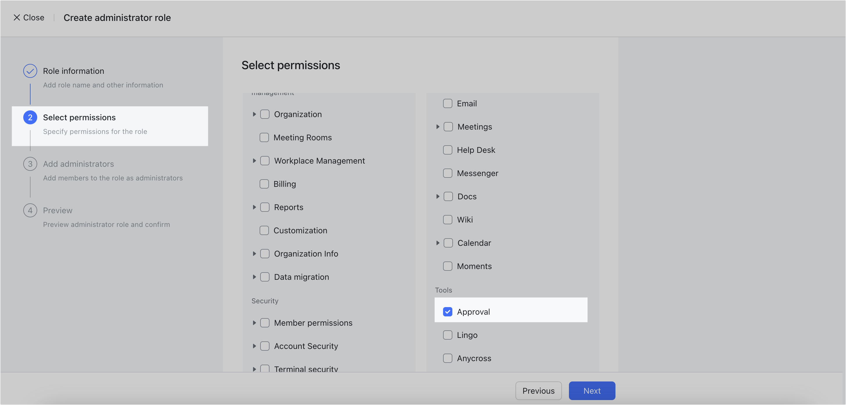 Admin | Set up Approval administrators