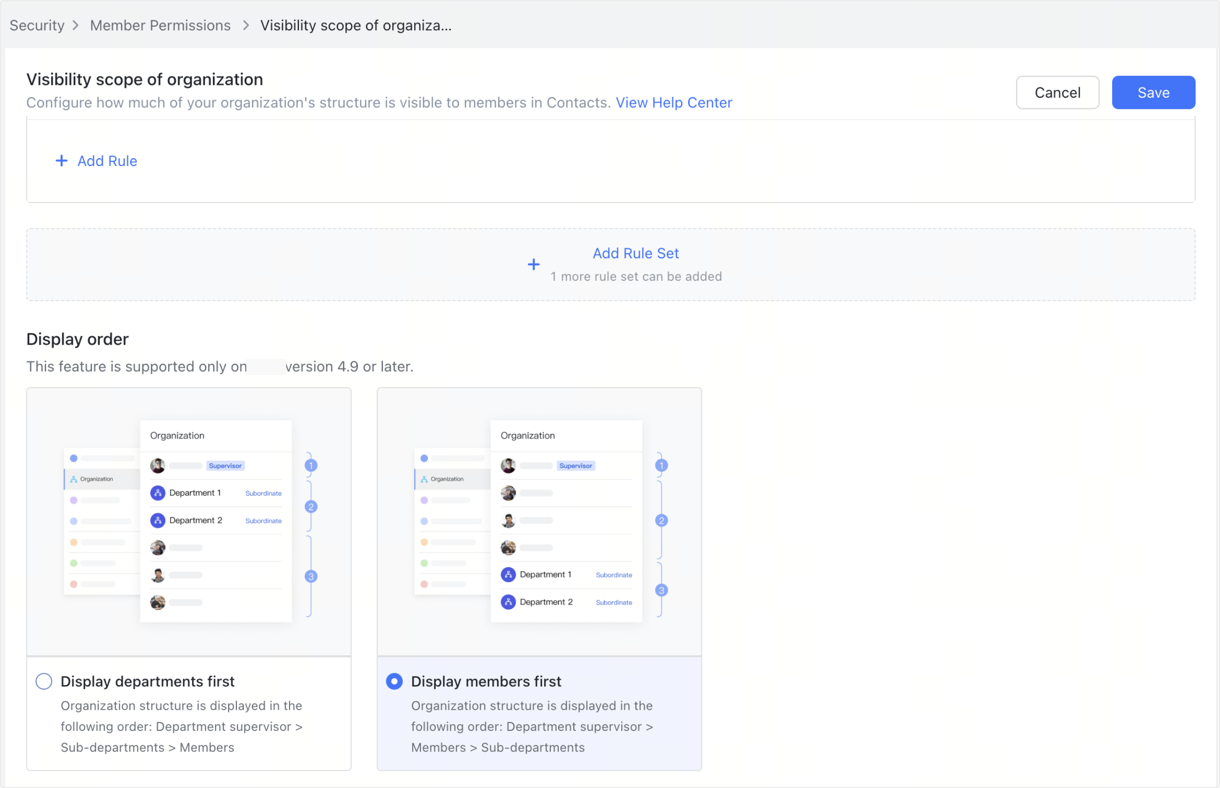 Admin | Pin members in the Members list