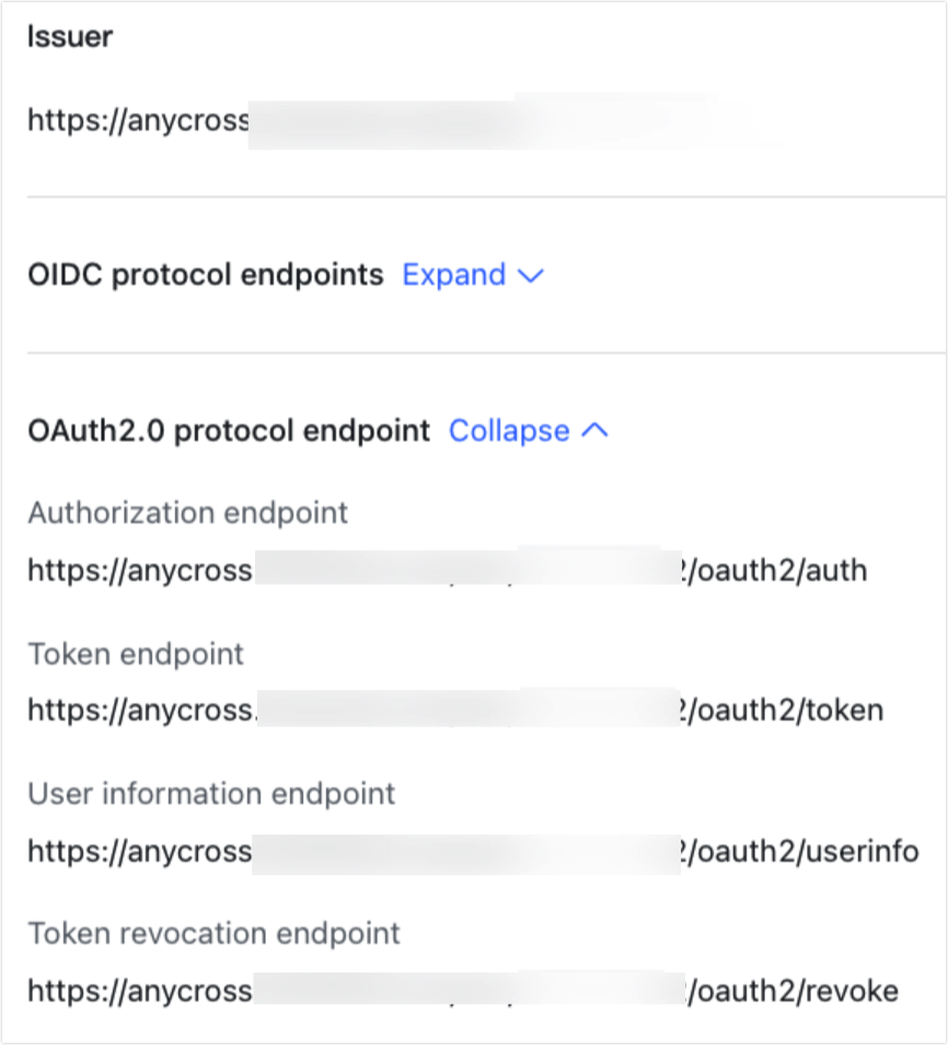 Configure SSO for an organization's custom apps (OAuth 2.0 protocol)