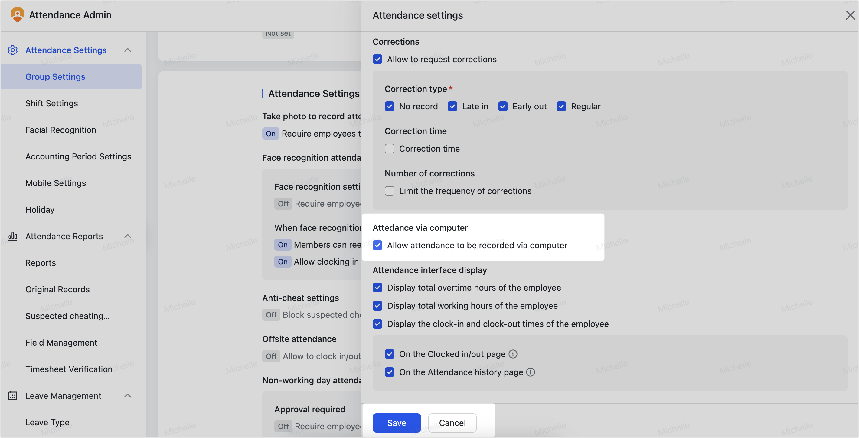 Admin | Use Attendance on desktop devices