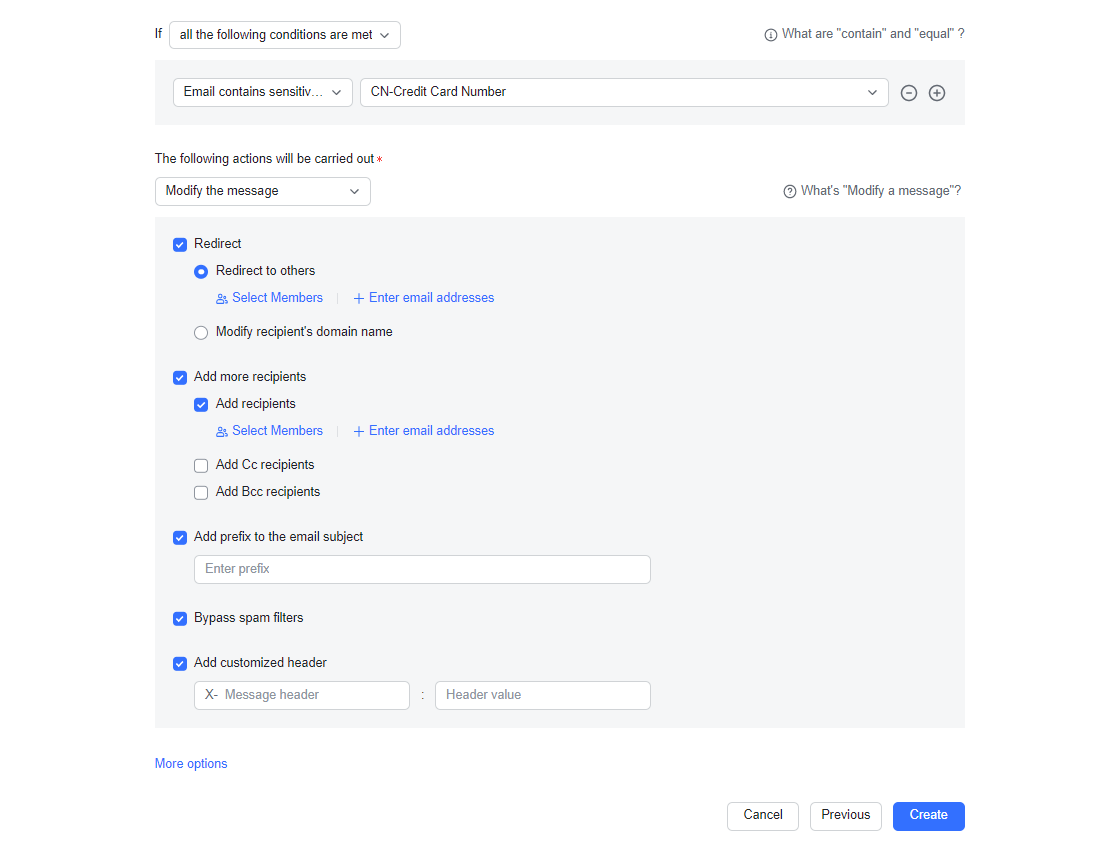 Admin | Set up mail flow rules