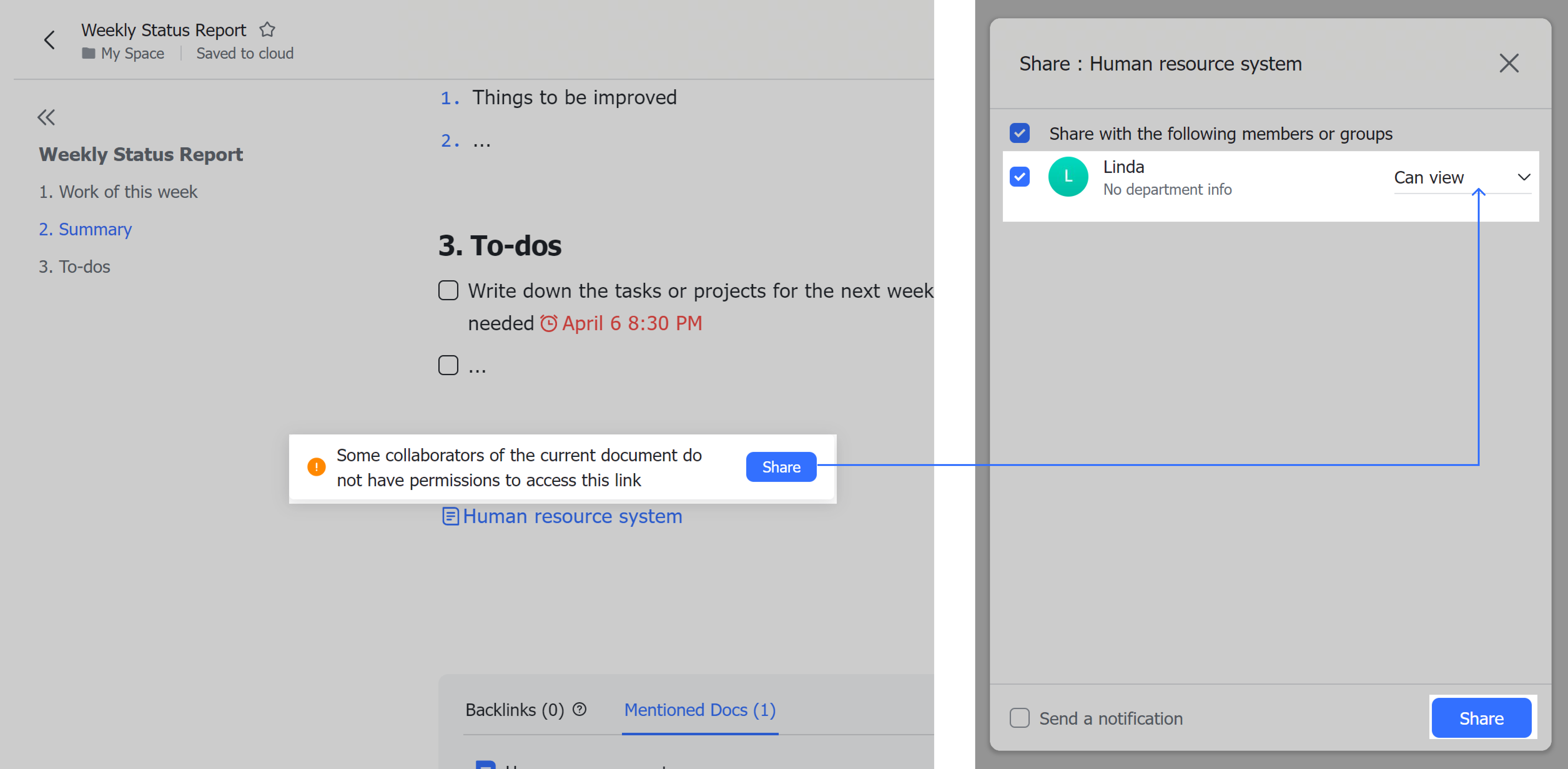 Get to know Docs permissions