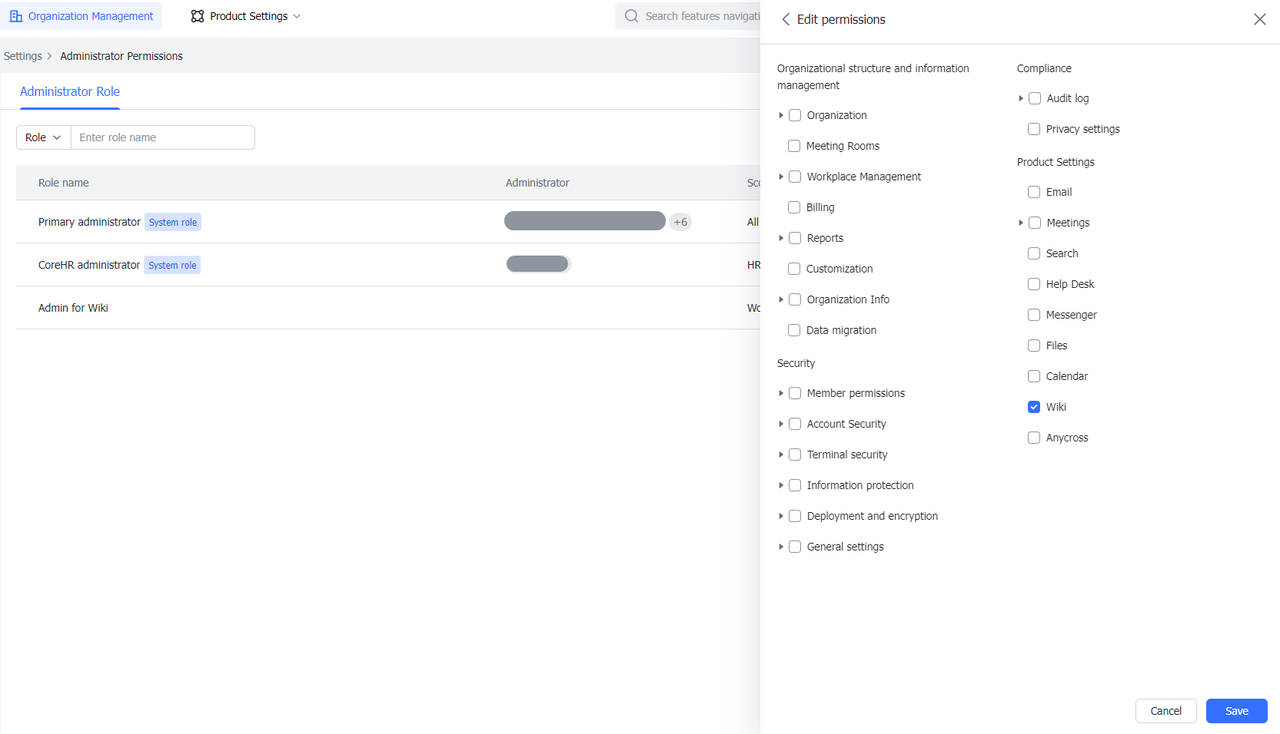Admin | Configure Docs settings