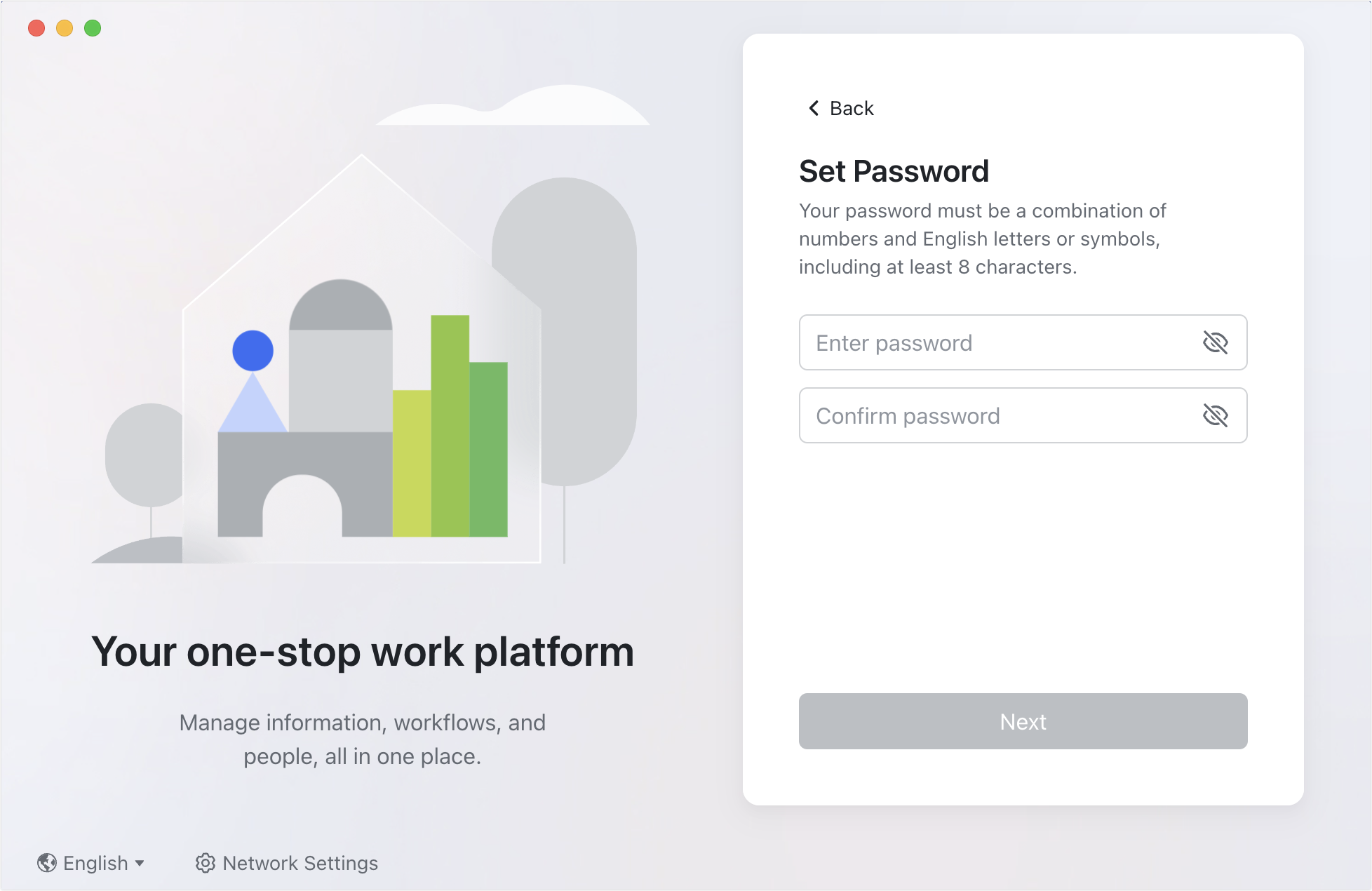 Set or change your login password