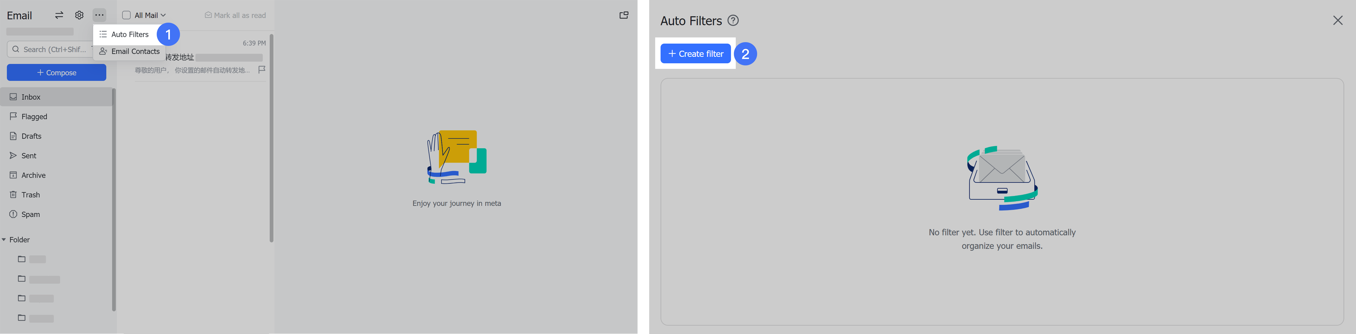 Set up email auto-forwarding