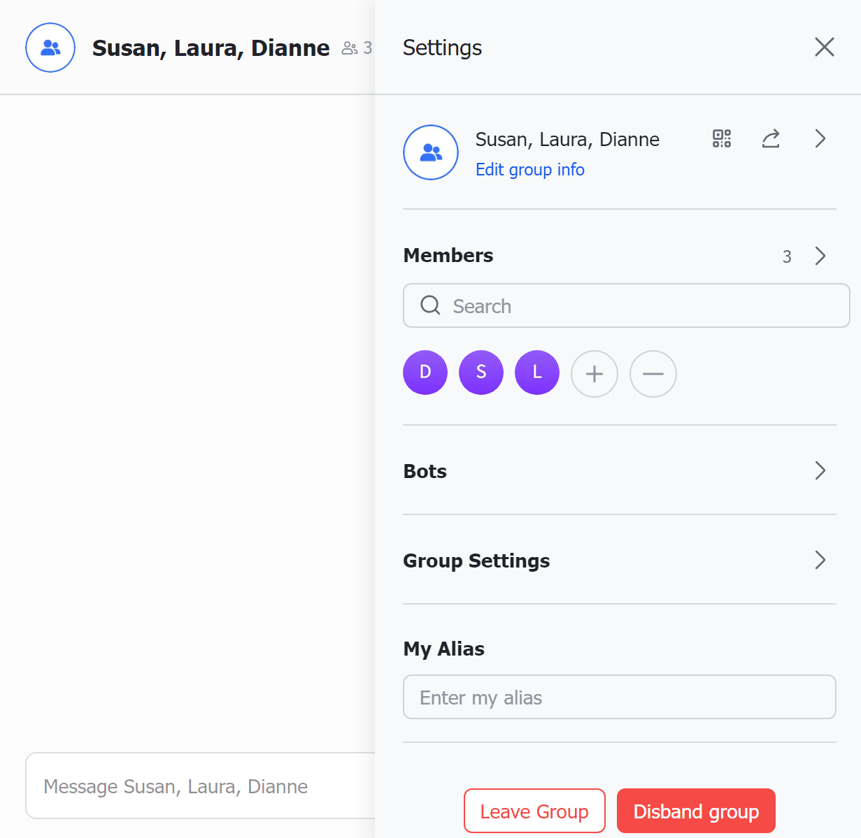 Use Help Desk bots in group chats