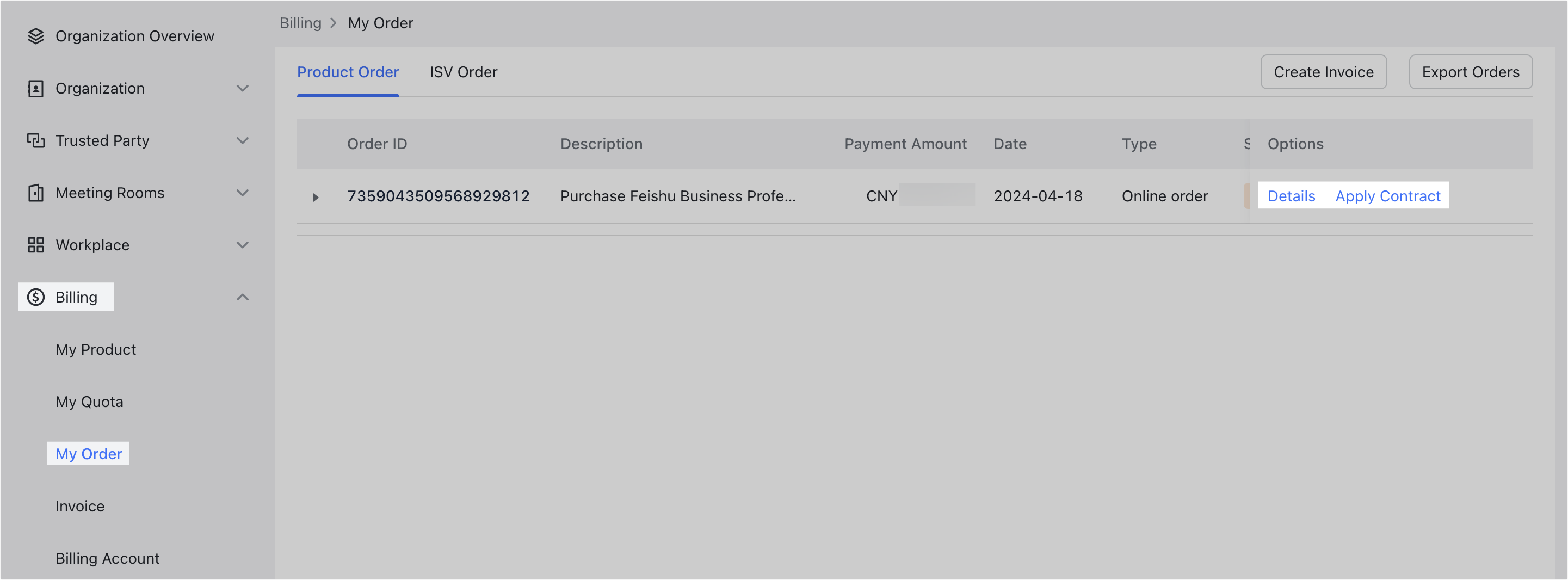 Admin | Request invoices and contracts