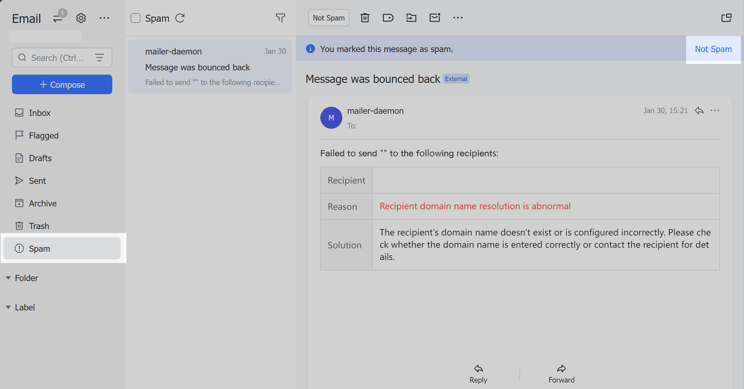 Guide to handling spam emails