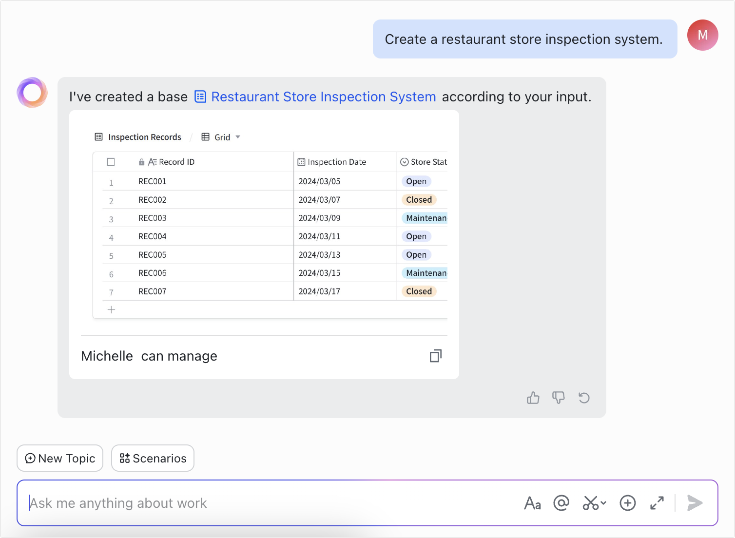 Use the Base app builder scenario of AI Companion