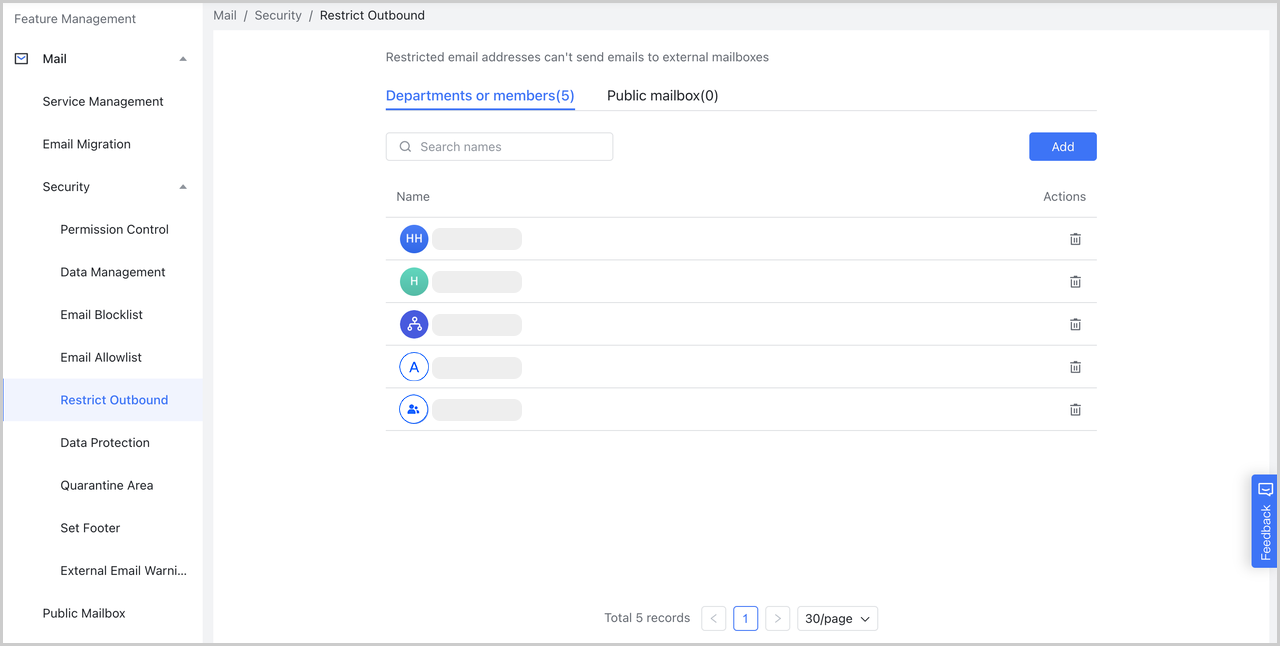 Email administrator user guide
