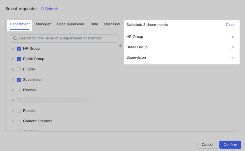 Admin | Set conditional branches