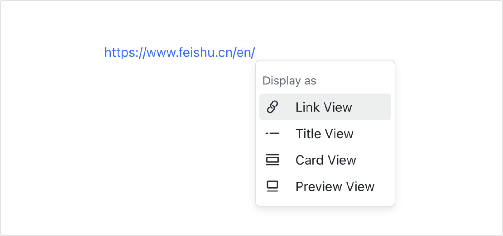 Insert web links in Docs
