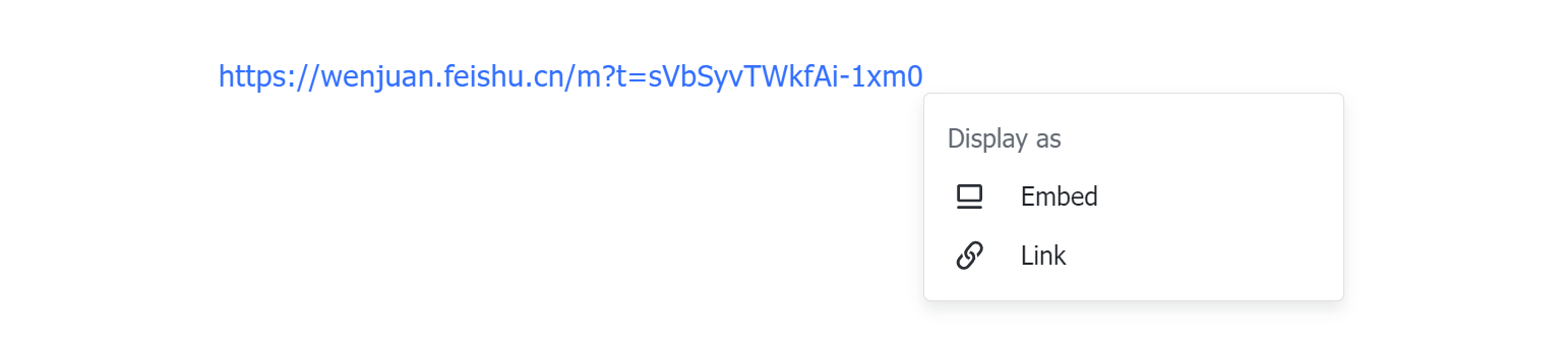 Embed Feishu Survey in Docs