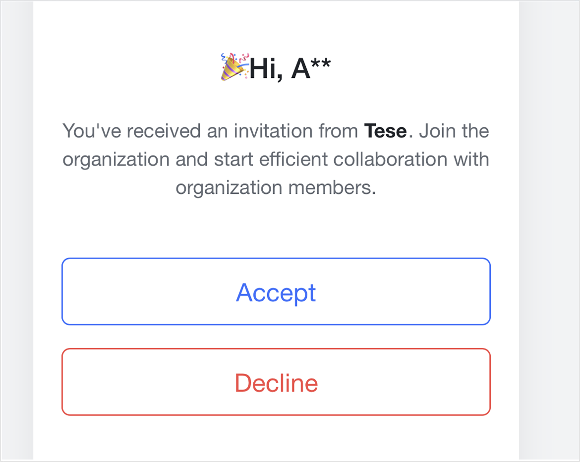 Step 1: Join your organization