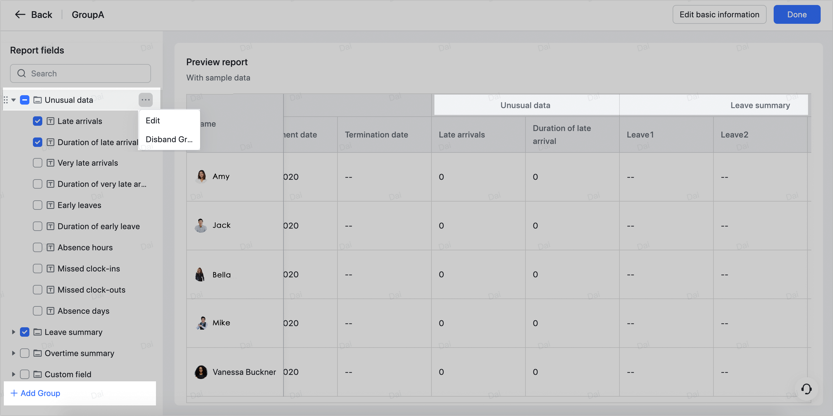 Admin | View and manage attendance reports