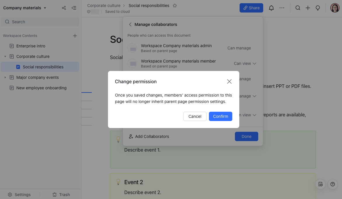 Overview of Wiki permissions