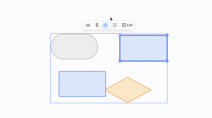 Batch edit shapes on a board