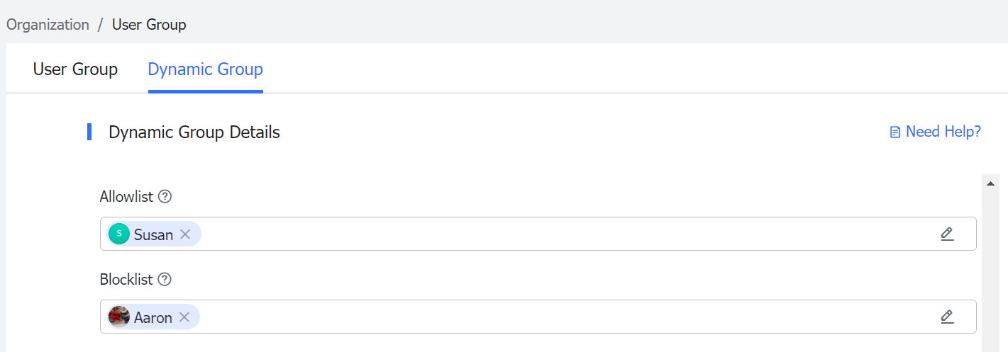 Admin | Configure dynamic groups