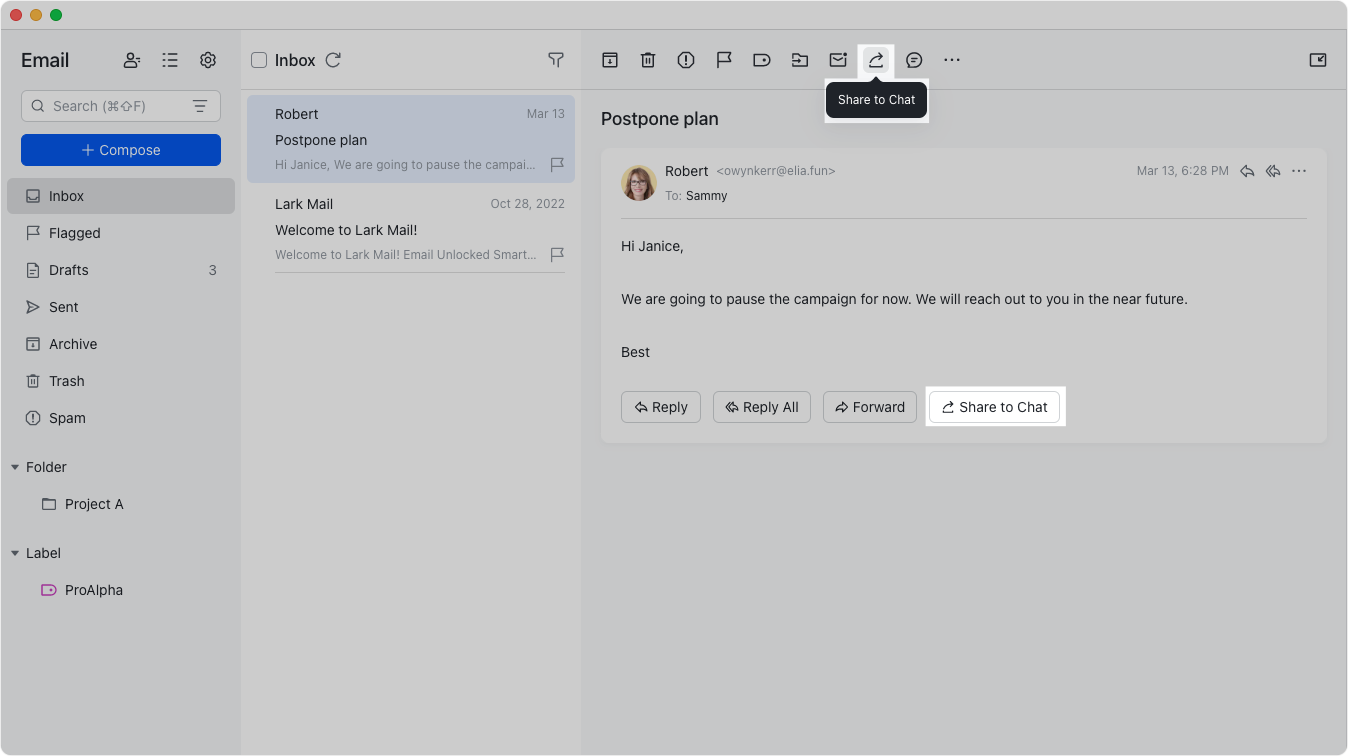 Get started with Mail