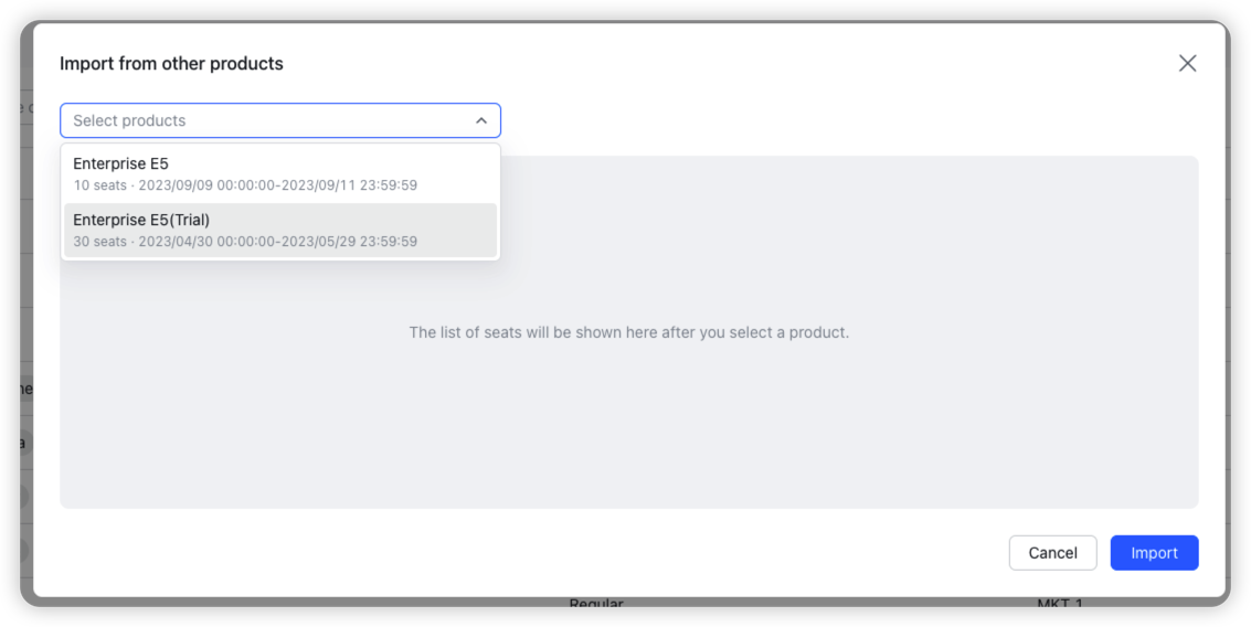 Admin | Assign seats