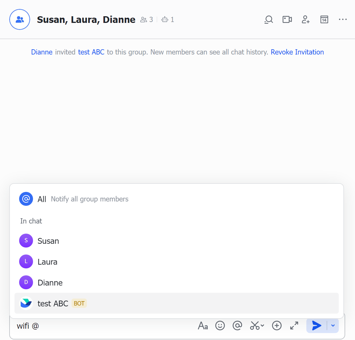 Use Help Desk bots in group chats