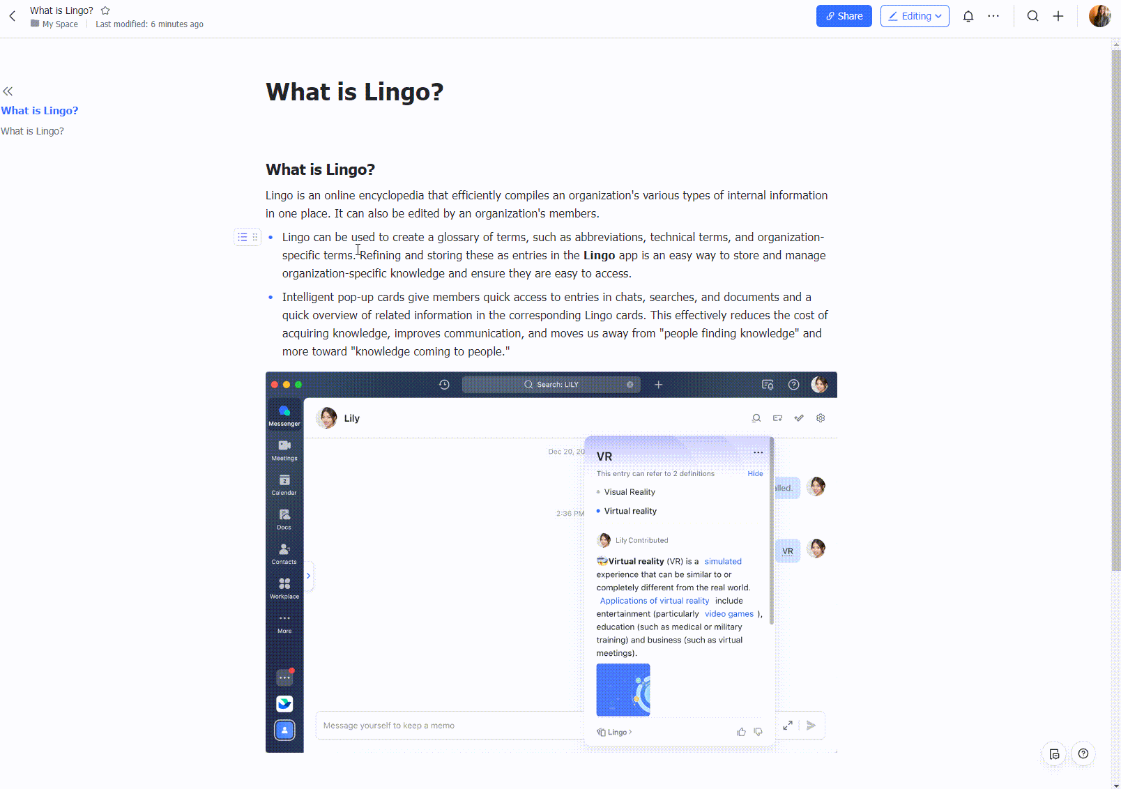 Create, Edit and Update Entries in Lingo