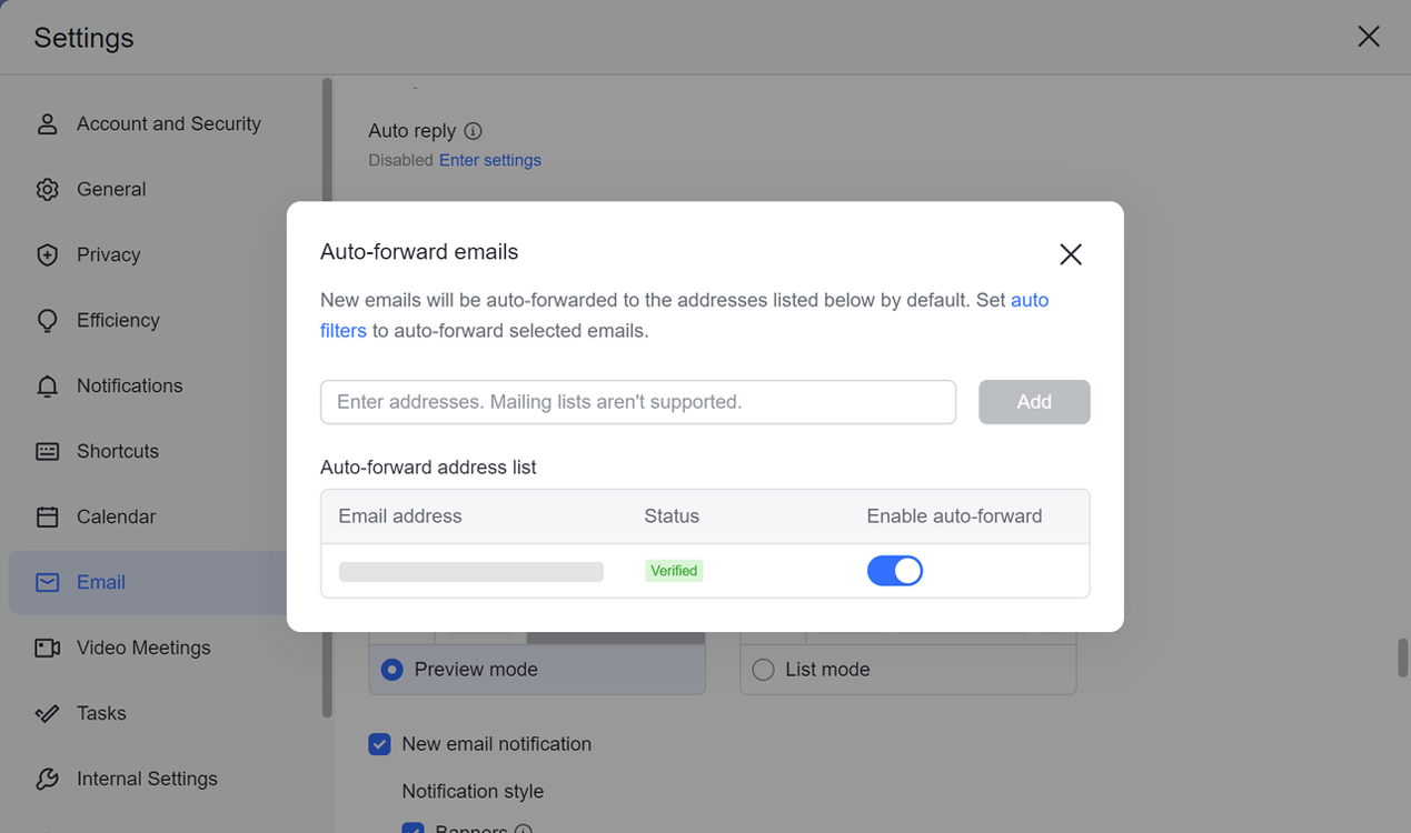 Auto-forward emails to Zendesk
