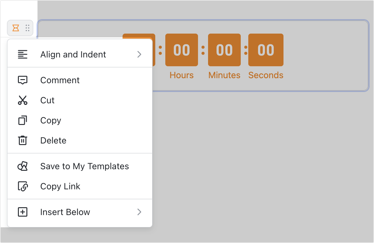 Insert timers in Docs