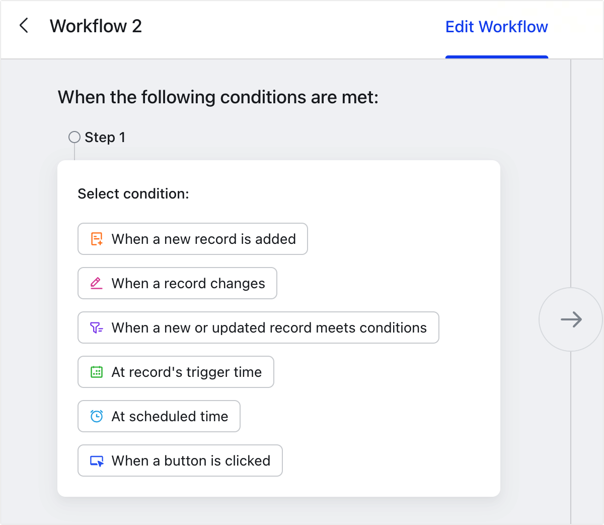 Create events, tasks, and groups with automated workflows