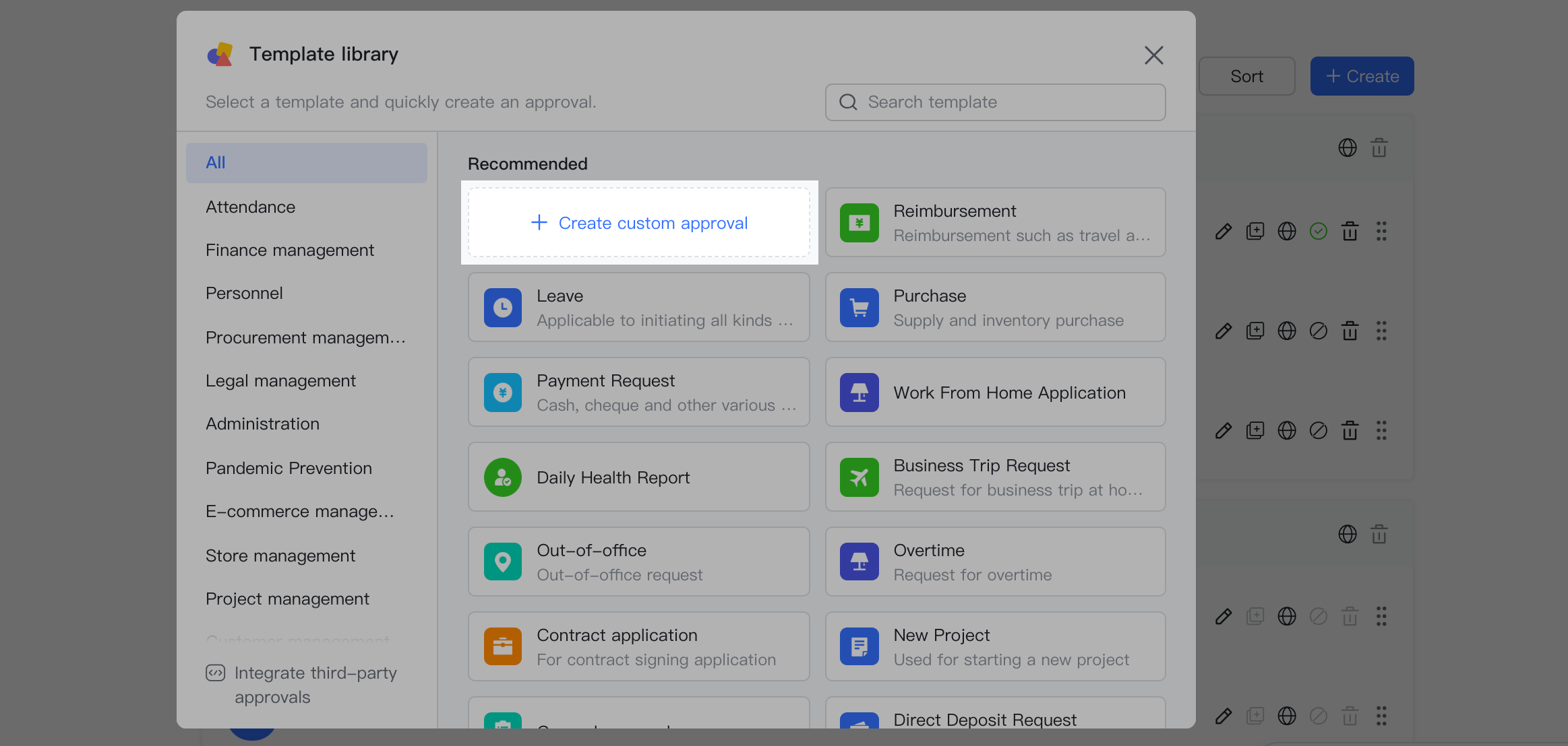 Admin | Create custom approvals
