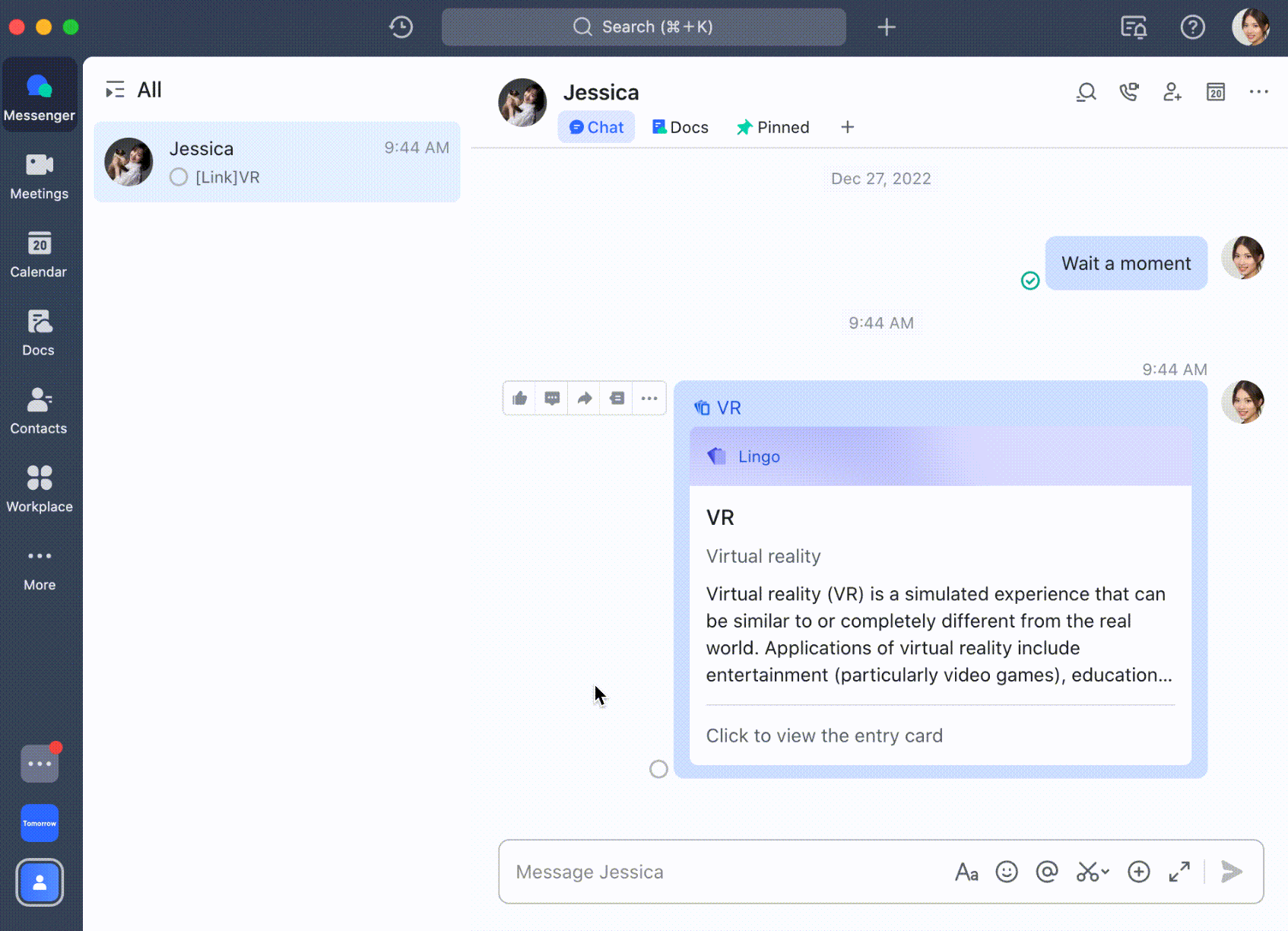 Get Lingo Entry Links