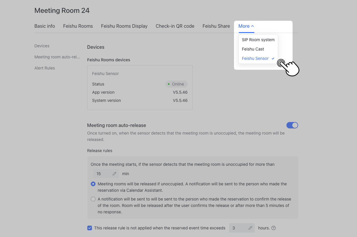 Admin | Set up the HikVision sensor