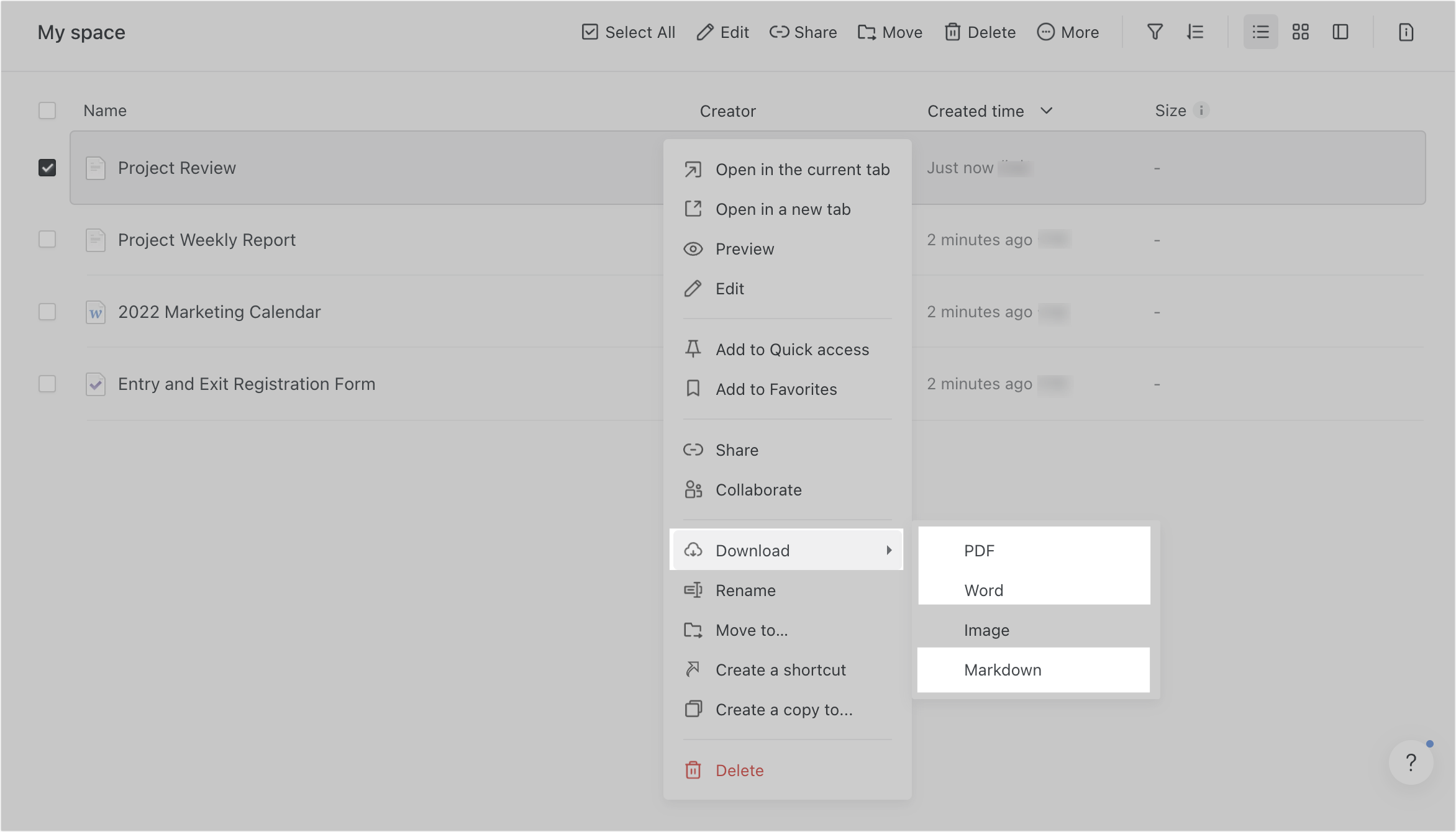 Import Shimo documents as Feishu Docs