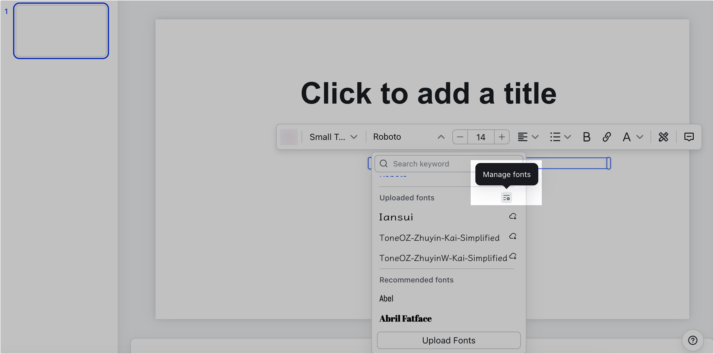 Add text boxes to slides