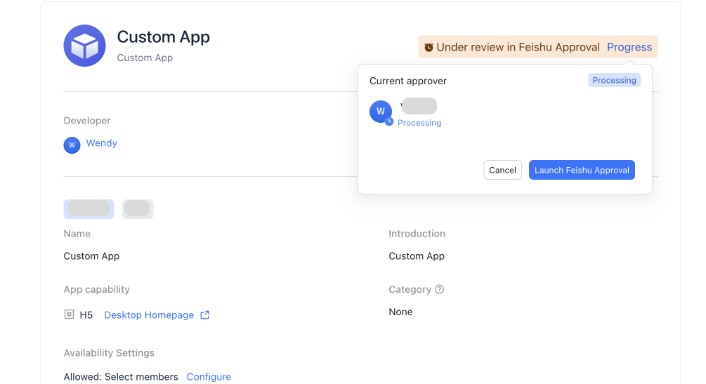 Guide for approval of custom app releases