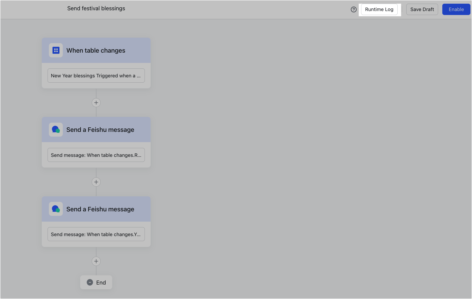 Use the Festival Blessing bot