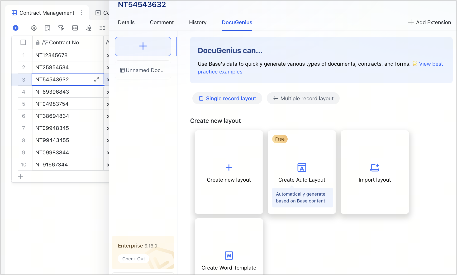 Automatically typeset and print with DocuGenius