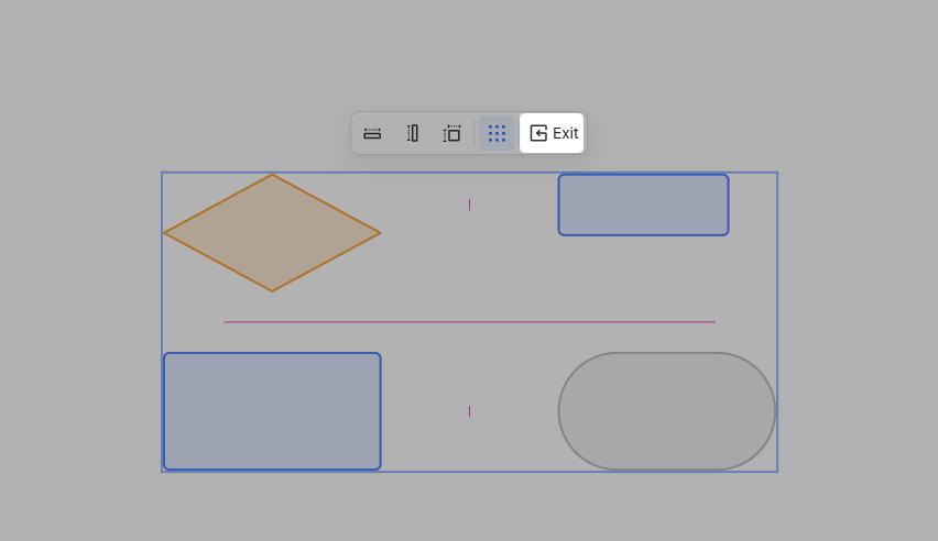Batch edit shapes on a board